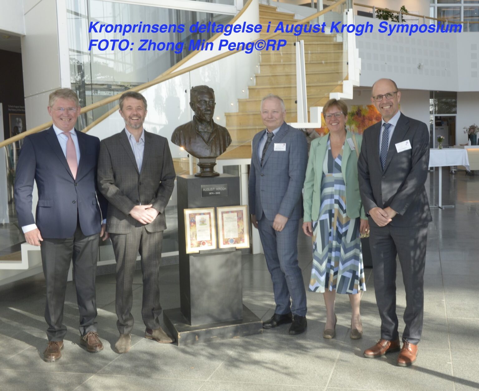 Kronprinsens deltagelse i August Krogh Symposium